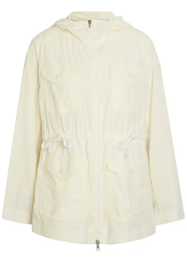 Moncler Paletuvier Hooded Nylon Jacket - Cream
