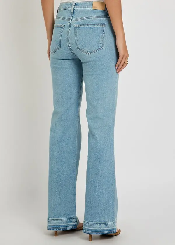 Paige Sofia Flared-leg Jeans - Light Blue