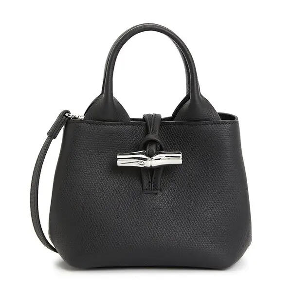 Longchamp Le Roseau Xs Tote - Black