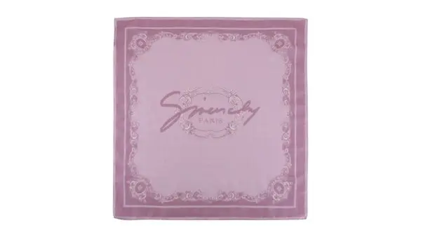 Givenchy Small Baroque Print Scarf - Pink