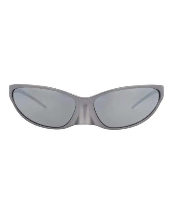 Balenciaga Shieldframe Alluminium Sunglasses - Grey Grey Grey (bb0349s/30015539/002)