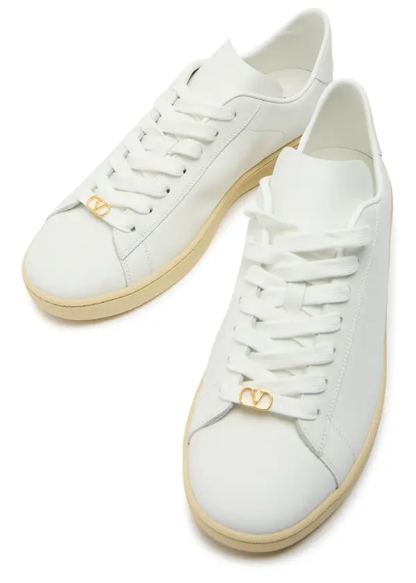 Valentino Garavani Royco Leather Sneakers - White