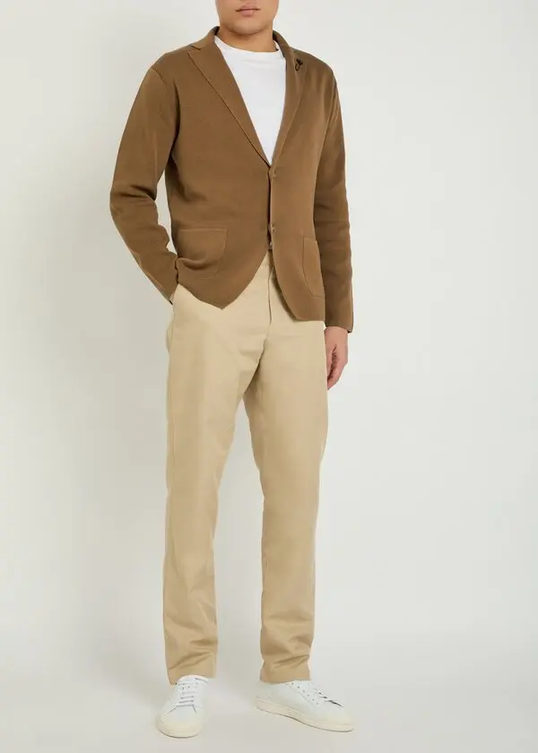 LARDINI Cotton Cardigan - Brown