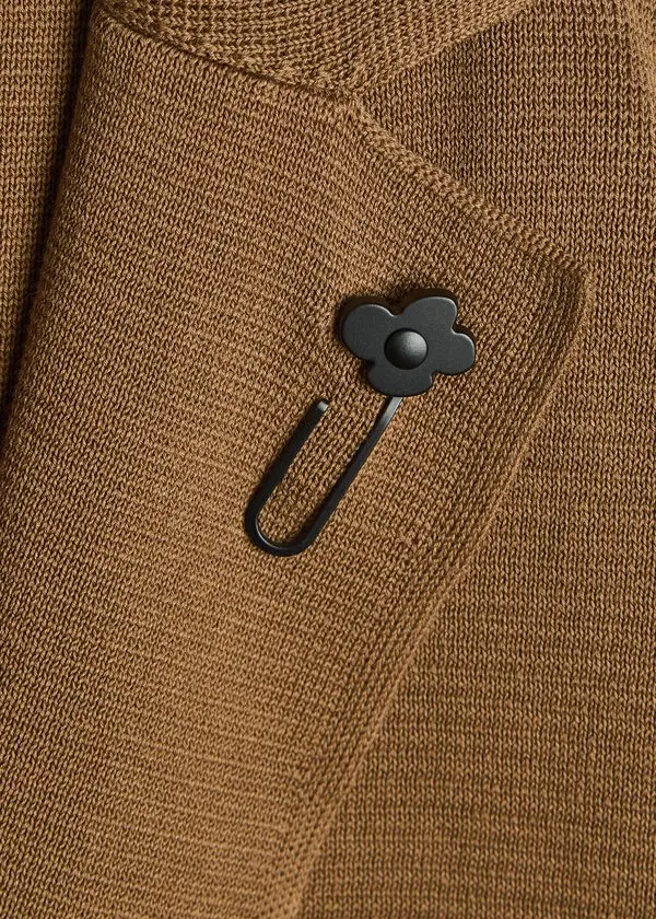 LARDINI Cotton Cardigan - Brown