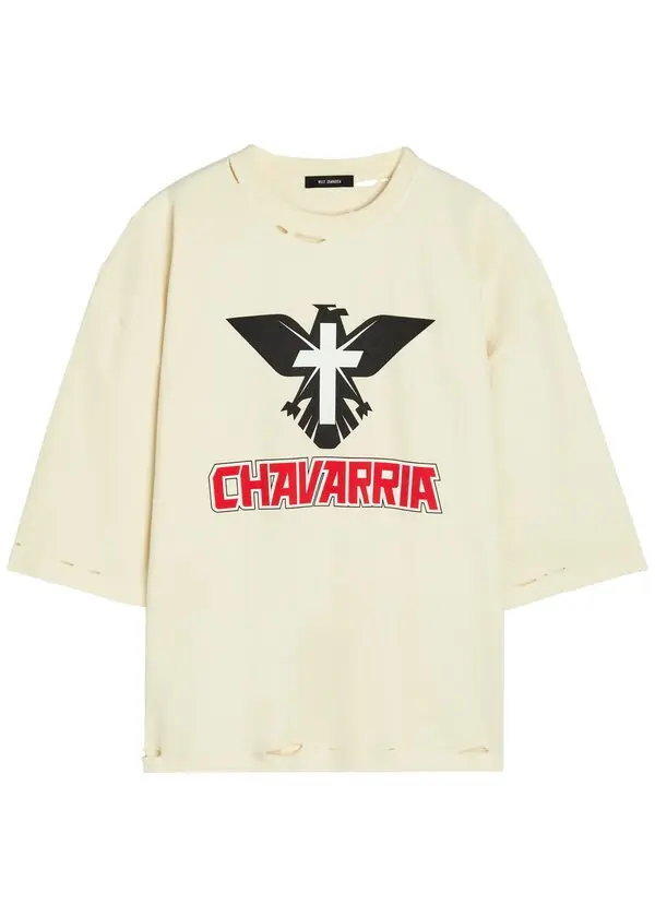 WILLY CHAVARRIA Tectate Buffalo Printed Cotton T-shirt