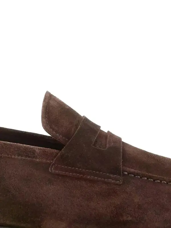 Premiata Suede Penny Loafers