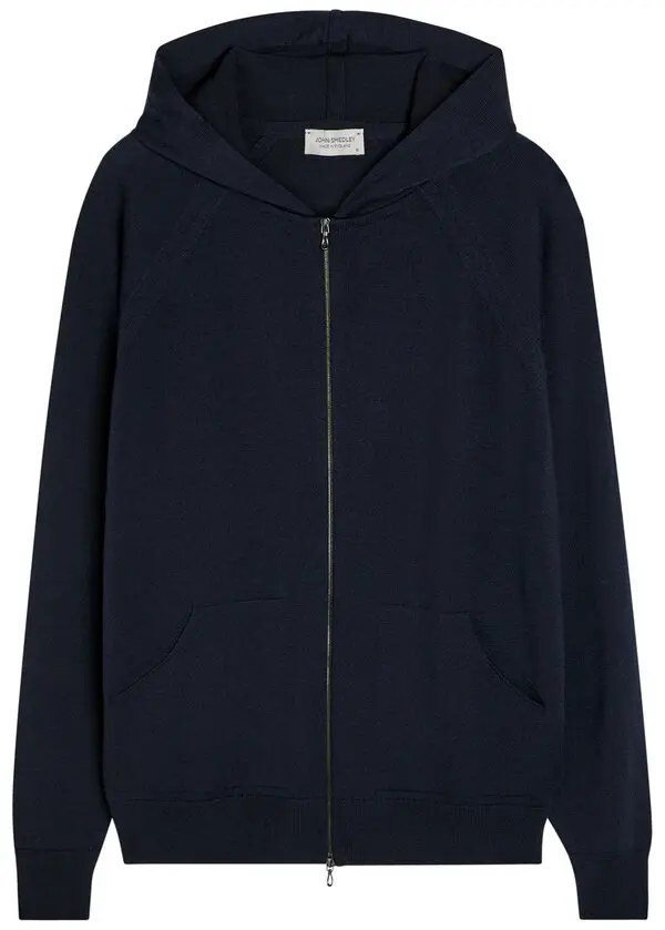 John Smedley Carty Hooded Wool Jumper