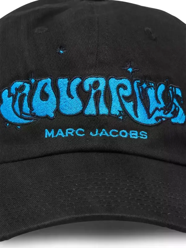 Marc Jacobs Zodiac Embroidered Baseball Cap - Black