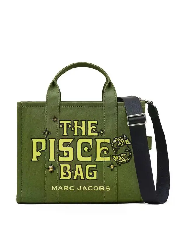 Marc Jacobs X Elijah Funk The Zodiac Embroidered Tote - Green