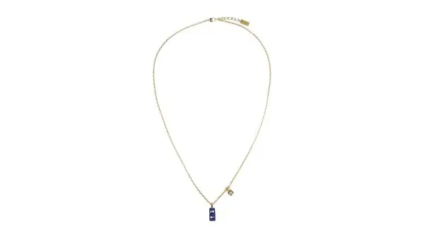 Givenchy G Cube Pendant Necklace - Royal Blue