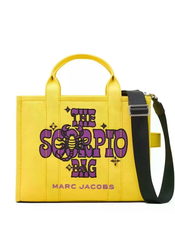 Marc Jacobs Zodiac Embroidered Tote Bag - Yellow