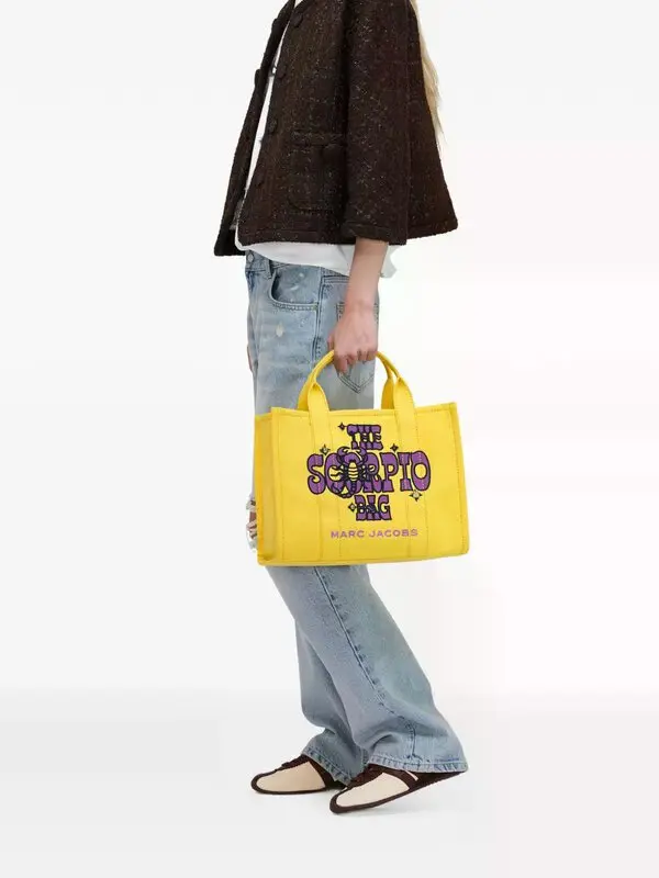 Marc Jacobs Zodiac Embroidered Tote Bag - Yellow