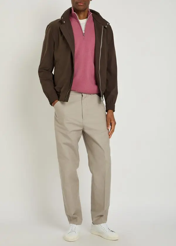 Brunello Cucinelli Hooded Stretch-nylon Jacket - Brown