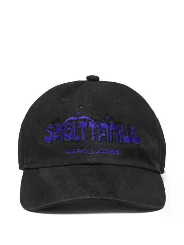 Marc Jacobs Zodiac Embroidered Baseball Cap - Black