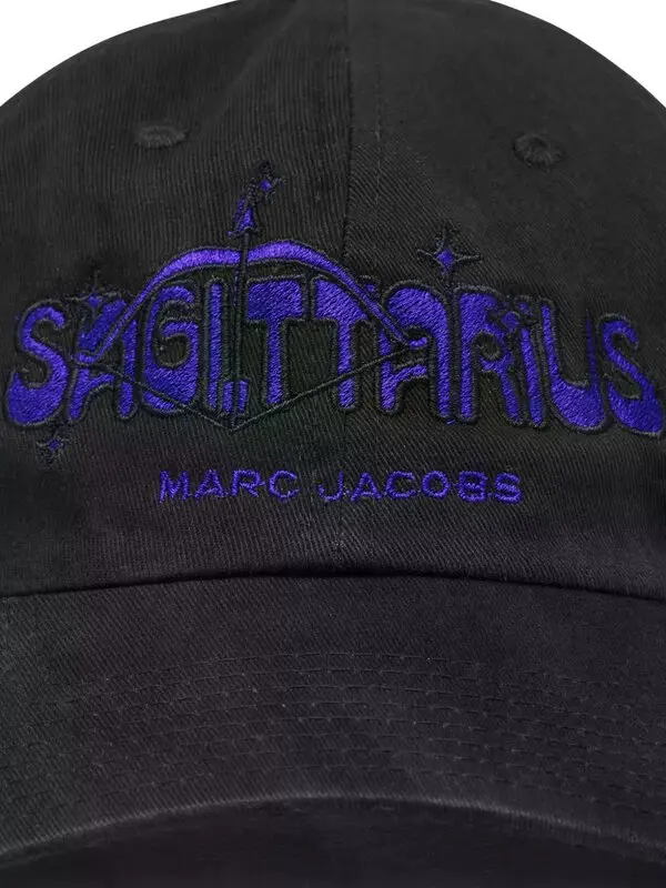 Marc Jacobs Zodiac Embroidered Baseball Cap - Black