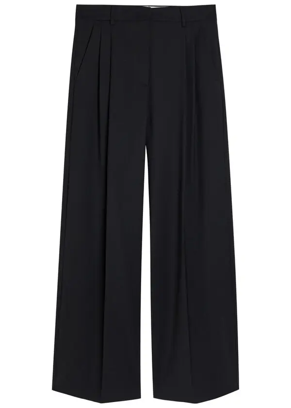 Max Mara Wide-leg Trousers - Black