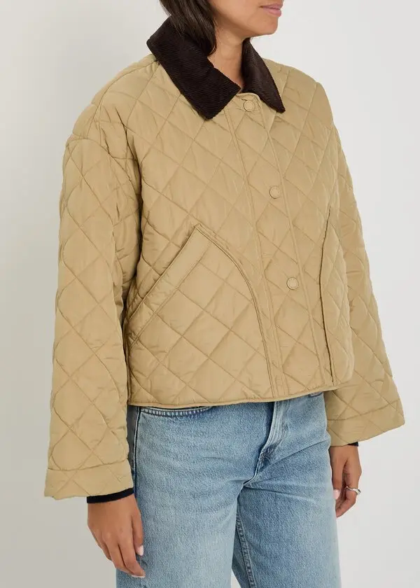 Max Mara Quilted Shell Barn Jacket