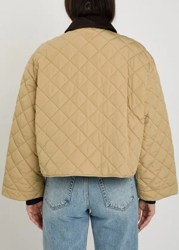 Max Mara Quilted Shell Barn Jacket