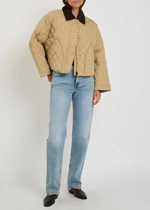 Max Mara Quilted Shell Barn Jacket