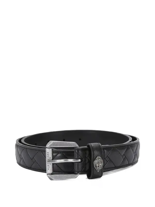 Kurt Geiger Kensington Leather Belt - Black