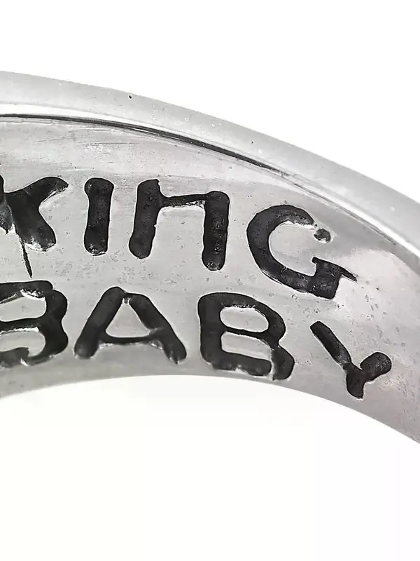 KING BABY STUDIO Crowned Blue Topaz Ring