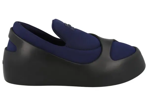 FERRAGAMO Lunar Paneled Slip-on Sneakers - Blue