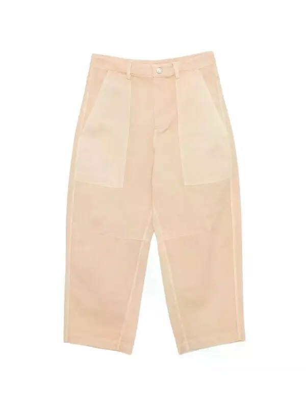 ROBERTO COLLINA Patch-pocket Trousers - Neutrals