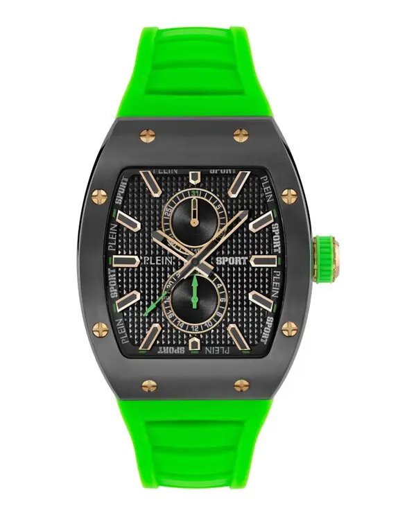 PLEIN SPORT Stormbreaker Silicone Strap Watch - Stainless Steel