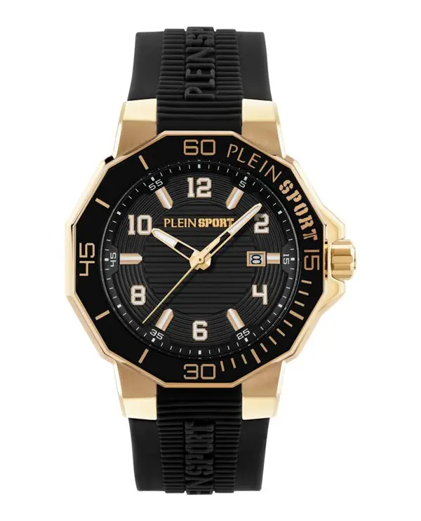 PLEIN SPORT Titan Silicone Strap Watch - Stainless Steel