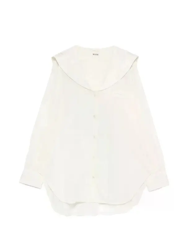 BODE Marina Button-fastening Shirt - Neutrals