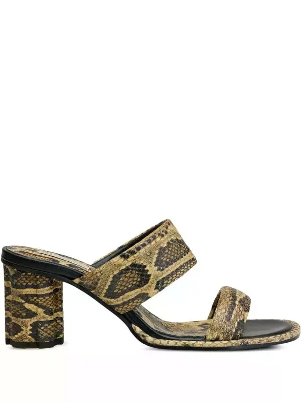 AMI Paris 65mm Piano Sandals - Neutrals