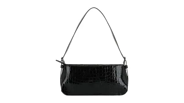 BYFAR Dulce Crocodile Embossed Shoulder Bag