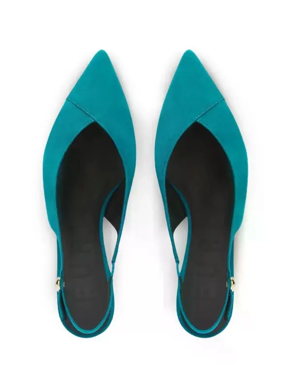 Furla Sfera Pointed-toe Slingback Ballet Flats