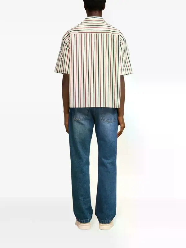 AMI Paris Striped Boxy Shirt