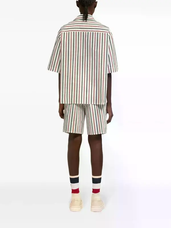 AMI Paris Striped Boxy Shirt
