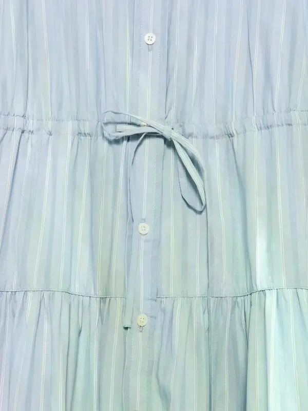 Ralph Lauren Striped Tiered Midi Dress
