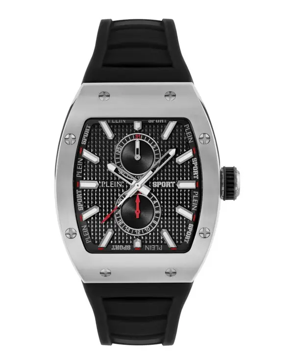 PLEIN SPORT Stormbreaker Silicone Strap Watch - Stainless Steel
