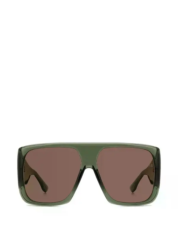 Victoria Beckham Geometric Sunglasses - Green