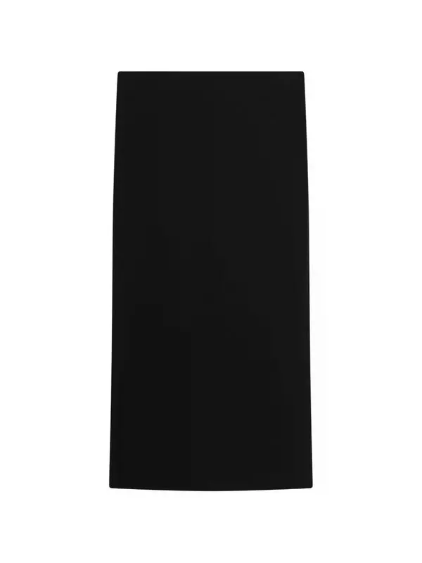 Max Mara Jersey Midi Skirt - Black