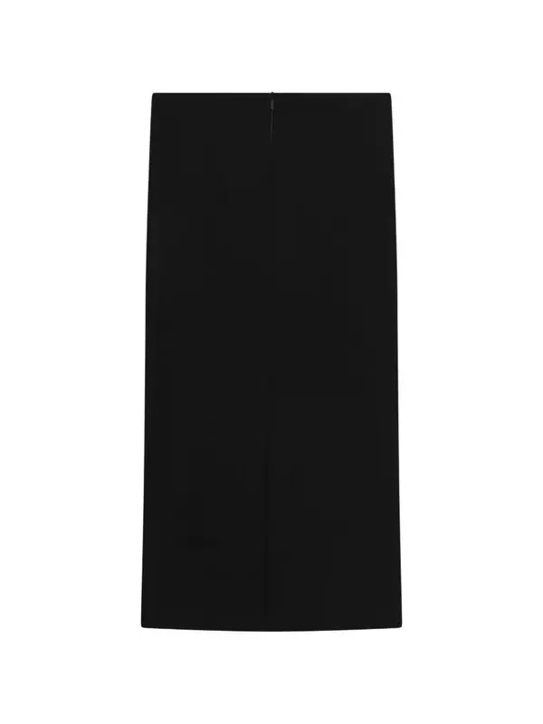 Max Mara Jersey Midi Skirt - Black