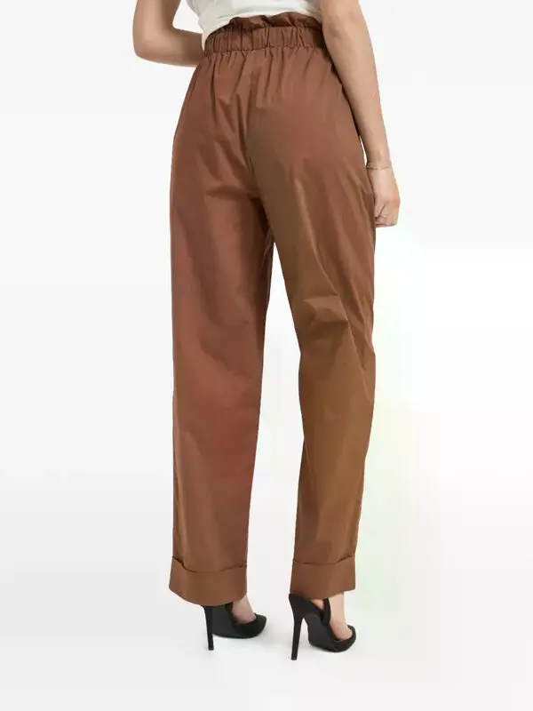 Liu Jo High-waisted Trousers - Brown