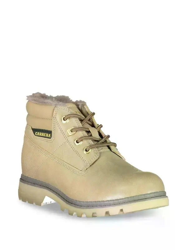 Carrera Eyewear Lace-up Ankle Boots With Faux-fur Lining