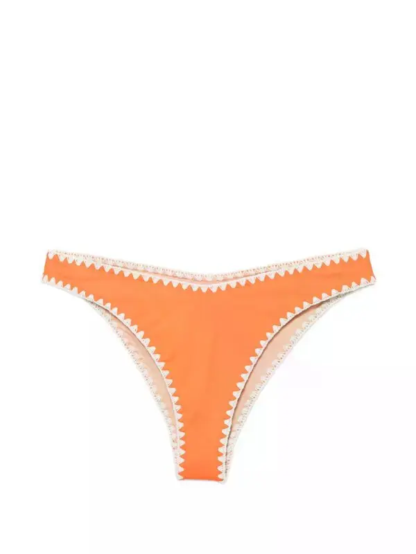 LESLIE AMON Slice Bikini Bottom - Orange