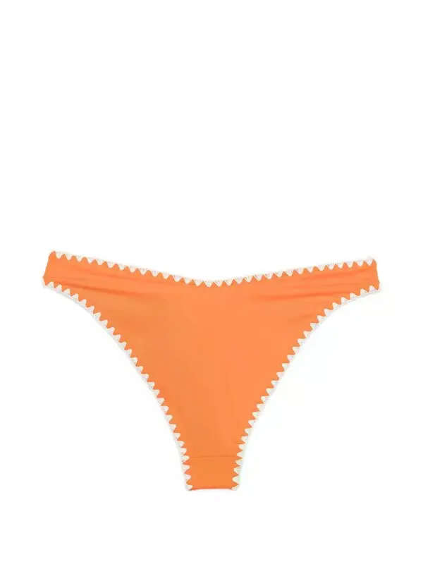 LESLIE AMON Slice Bikini Bottom - Orange