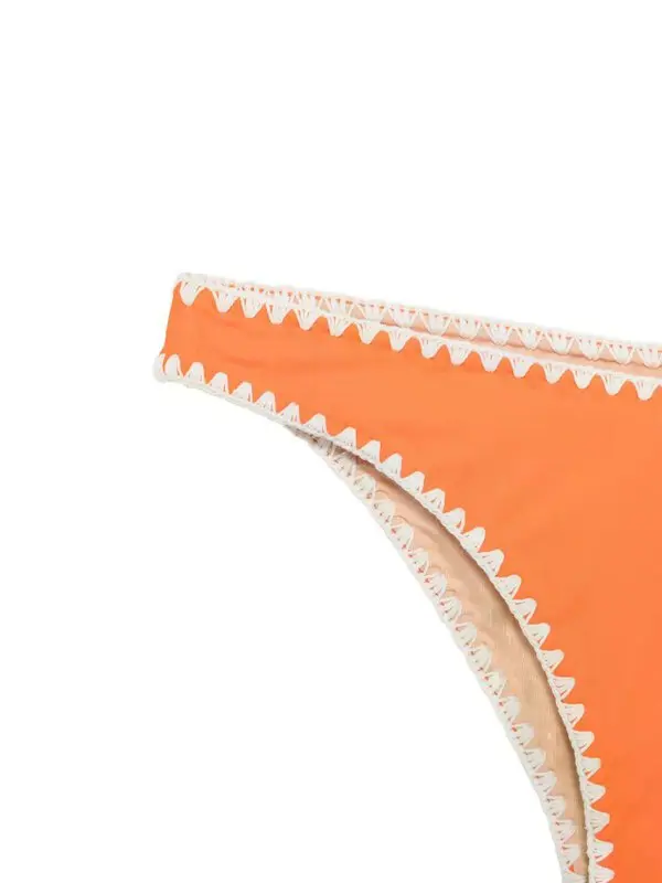 LESLIE AMON Slice Bikini Bottom - Orange