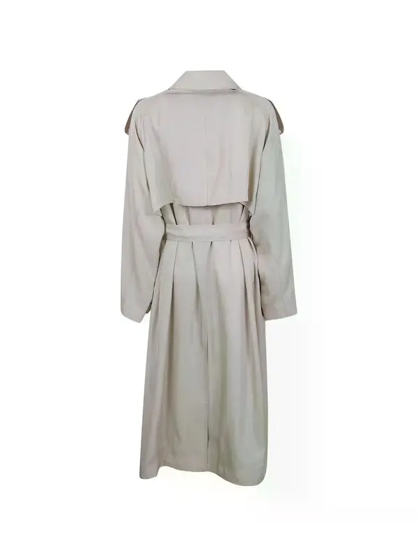 THE FRANKIE SHOP Double-breasted Belted Trench Coat