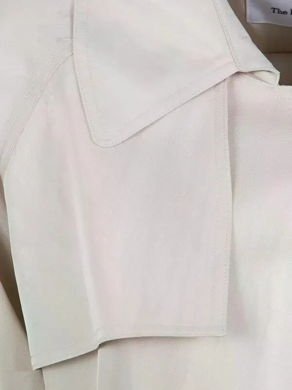 THE FRANKIE SHOP Double-breasted Belted Trench Coat