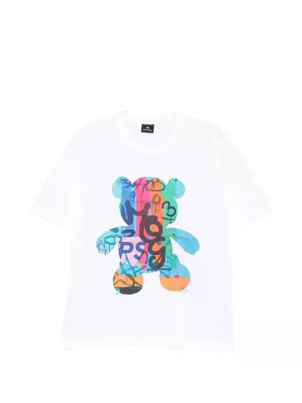 Paul Smith Teddy-print T-shirt - White