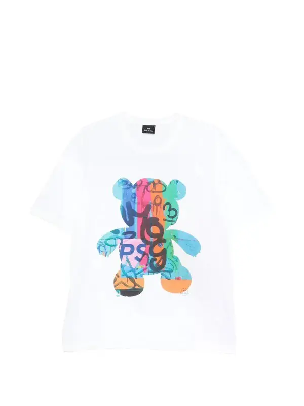 Paul Smith Teddy-print T-shirt - White