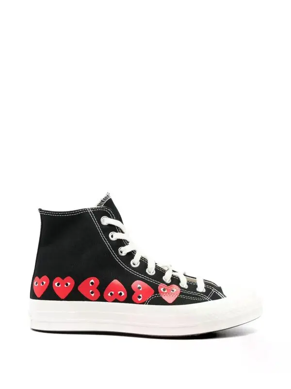 Comme Des Garçons X Converse Chuck Taylor 70 High-top Sneakers - Black
